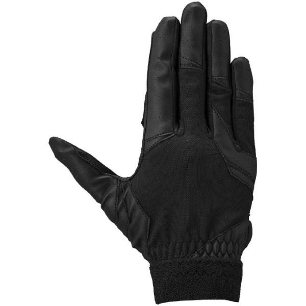 守備手袋に最も大事な『3つの〜そう』をすべて再現した、まず手に取って欲しい1枚！■カラー：90/ブラック×ブラック■サイズ：JS（16〜17cm）／JM（18〜19cm）／JL（20〜21cm）■素材・製法：平側素材/合成皮革 ／ 甲側素材...