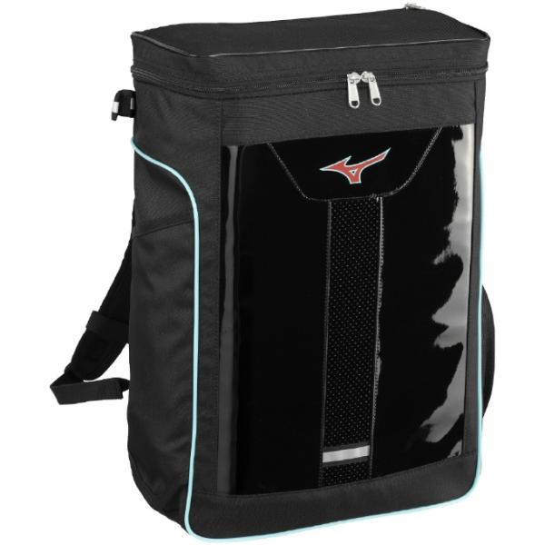 ■カラー：92/ブラック×ターコイズ■サイズ：F(L30×W16×H46cm)■素材・製法：ポリエステル（裏加工PU）・合成皮革（PUエナメル）■製品質量：約520g■容量：約28L■原産国：ベトナム製検索ワード：バック かばん 鞄 スポー...