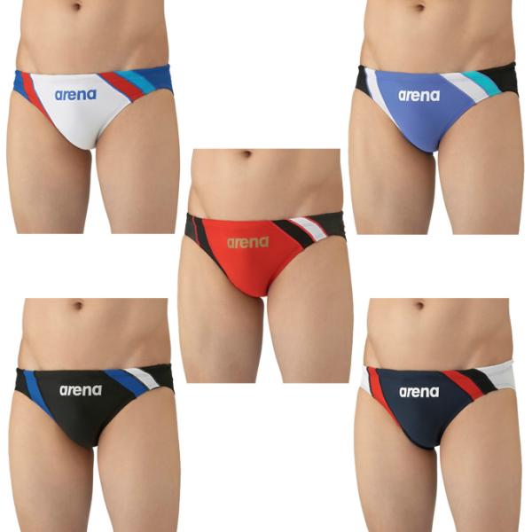 スポーティーでありながらファッション性の高いアシンメトリーの切替えと、シンプルながら洗練されたデザインのブリーフタイプ。レトロな配色を採用。前後に黒の裏地付き。■カラー：BKBK、NVWH、PPBK、RDGY、WHBL■サイズ：S、M、L■...