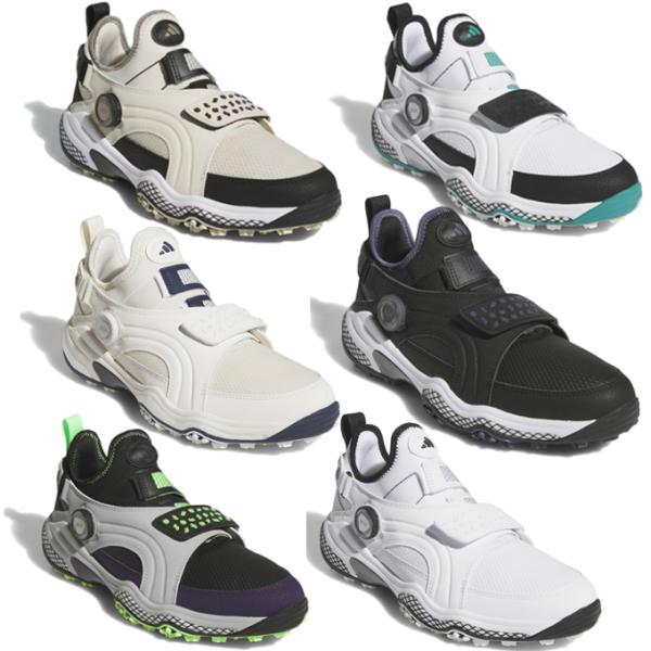 ■カラー：JP5187、JP5185、JQ7717、JQ7718、JP5186、JR8239■サイズ：24.5cm-29.0cm■特徴：スパイクレスアウトソールを備えた高性能なゴルフシューズ。レギュラーフィット細かく調節可能なダイヤルベース...