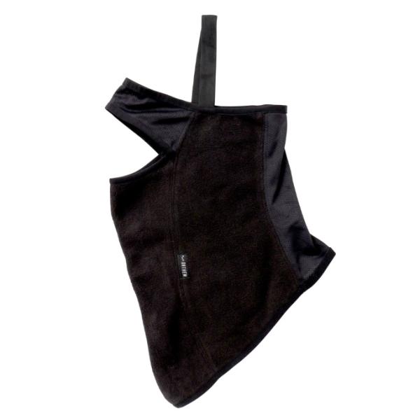 髪の毛を出せるバラクラバ。上に重ねたビーニーが滑りにくい。■カラー：BLACK■サイズ：H40、W25■重量：60g■素材：ポリエステル100%■原産国：中国製■おススメセット商品：ANTHEM WEAR