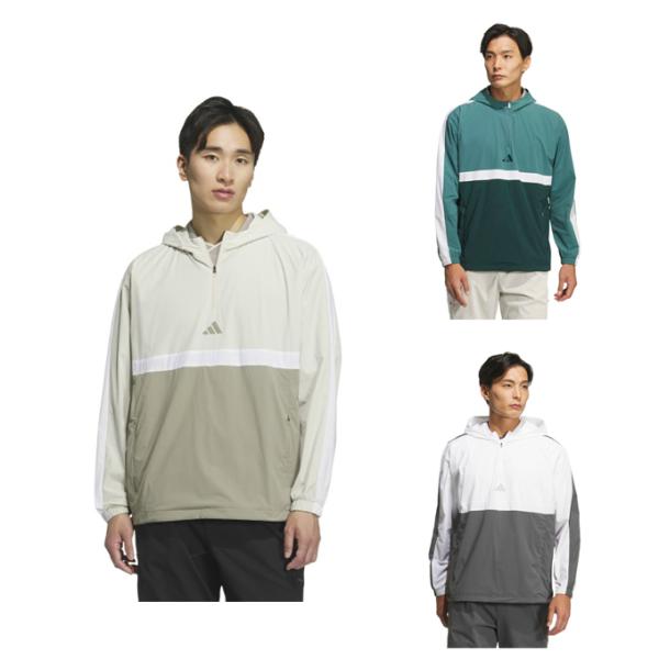 コース内外で活躍する、リラックスルックのゴルフ・パーカー。ルーズフィットのカジュアルな雰囲気でスポーツ パフォーマンスをサポートするadidasゴルフパーカーは、社交の場やカジュアルな週末に最適。■カラー：アルミナ ( JM9596 alu...