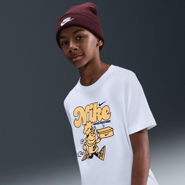 コーデをクールに決めるアイテム。 柔らかくて軽いコットン素材を使用したこの定番のTシャツは、ゆったりとしたフィット感で普段使いに最適です。■カラー：100(ホワイト)■サイズ：130、140、150、160■原産国：中国■素材：本体/綿 1...