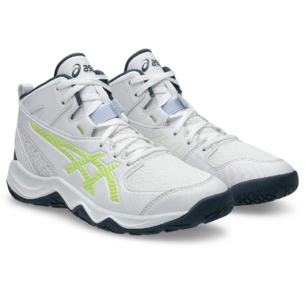 ■カラー：WH/GLOW YL( White/Glow Yellow )■サイズ：19.0〜24.0cm■幅/ラスト：STANDARD■素材：アッパー/人工皮革 ( 合成皮革 )、合成繊維アウター/ゴム底インナーソール/合成樹脂 ( 取り替...