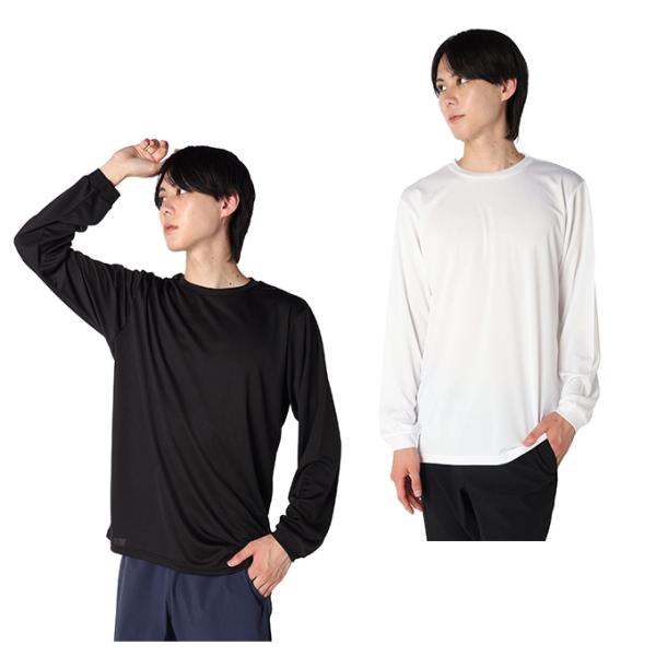 ■カラー：WH、BK■サイズ：S、M、L■着用サイズ：L(身長/180cm)検索ワード：長袖Tシャツ プラクティスシャツ 長そで Tシャツ 機能Tシャツ バレーボールウェア  バレー ウエア