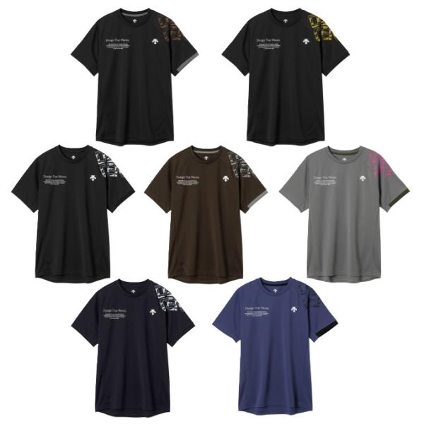 腕の振り上げ動作を妨げない脇パーツの構造を採用しています。肩口のグラフィックプリントと袖口の配色がデザインアクセントになっています。■カラー：BK01 ( チャコール )BKGDBKSVBW00 ( ブラウン )GY00 ( グレー )NV...