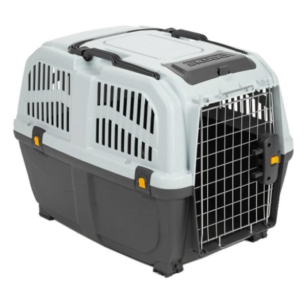 軽くて使いやすいイタリア製ケージ■サイズ：M(商品サイズ（本体）/480×680×510)■重量：3860ｇ■原材料：本体/ポリプロピレン扉/鉄、ポリアセタール樹脂、ポリプロピレン扉固定パーツ/ポリプロピレンバックル/ナイロン、ポリアセター...