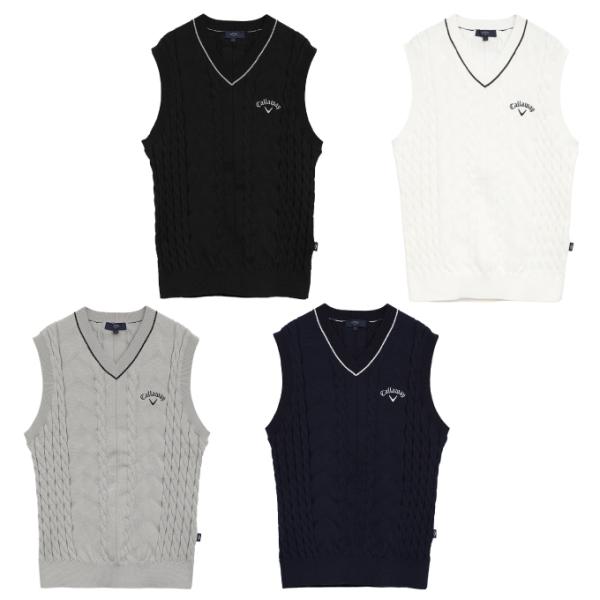 Callaway（キャロウェイ） ゴルフウェア ニットベスト メンズ Vネック