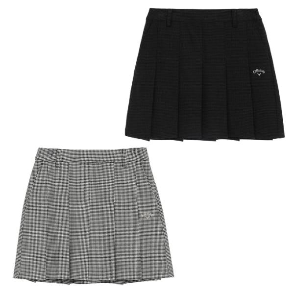 8WAYストレッチ素材の千鳥柄スカート。肉感のある素材は寒い冬にも安心です。トラディショナルな柄をトラディショナルなプリーツデザインに載せ、コーディネイト万能スカートに仕上げました。■カラー：1010、1030■サイズ：SS、S、M、L、L...