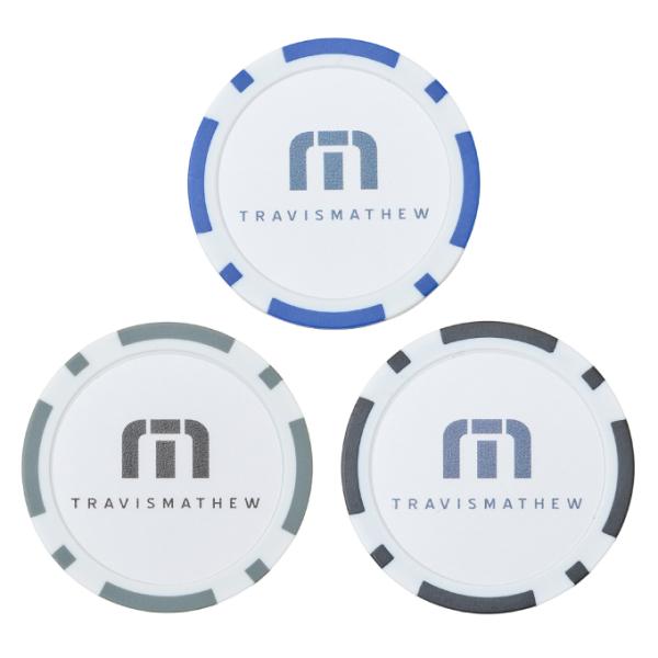 TRAVISMATHEWらしいシーズンモチーフがプリントされたオリジナルカジノマーカー。グラフィックロゴ面はシンプルかつベーシックな配色カラーがスタイリッシュな印象。裏表で異なるプレイフルなデザインはコレクション好きの方にもおすすめ。■カラ...