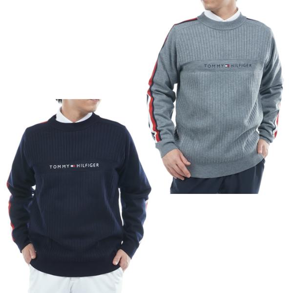 袖にシグネチャーストライプが施され、スポーティーでクラシックな印象を与えるクルーネックセーター。定番ロゴにどのアイテムに合わせやすい、着回しの効く1着です。■カラー：19GRY、30NVY■サイズ：M ( 身幅/50.0cm、着(身)丈/6...