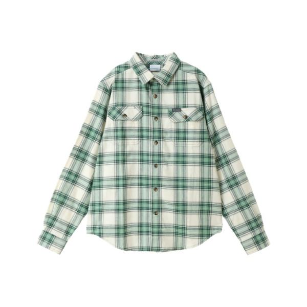 着回し力抜群のブロックチェック柄フランネルシャツ■カラー：RainForest(Rain Forest Two Lane Tartan)■サイズ(cm)：S ( 着丈/68.5、胸囲/106.5、肩幅/44、ゆき丈/84.5 )M ( 着丈...