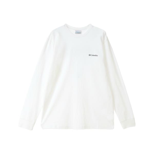 ヴィンテージライク×アウトドアテイストのコットン長袖Tee■カラー：White(White、 Branded Blanket)■サイズ(cm)：S ( 着丈/66、胸囲/103、肩幅/45、ゆき丈/82.5 )M ( 着丈/68.5、胸囲/...