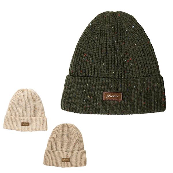 柔らかな印象を与えるミックスネップ素材を使用したニットハット。程よいカジュアル感と温かみのある風合いが魅力のアイテムです。前面にはphenixロゴのワッペンをあしらい、シンプルながらもブランドらしいアクセントをプラス。裏地には吸汗速乾性に優...