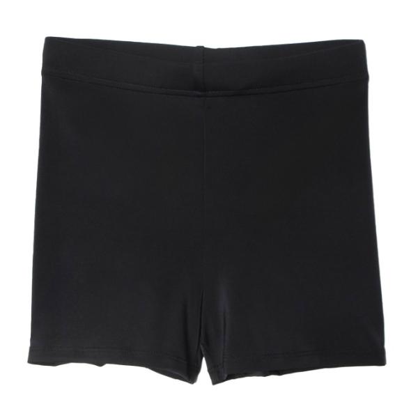 ■カラー：BK■サイズ：130（ウエスト/44cm、ヒップ/48cm、ワタリ幅/16.5cm、裾幅/16cm、股上/18cm、股下/4.5cm）140（ウエスト/48cm、ヒップ/52cm、ワタリ幅/17.5cm、裾幅/17cm、股上/19...