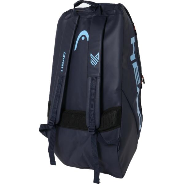 ■カラー：NV■サイズ：80×35×40cm■素材：ポリウレタン50%、リサイクルポリエステル40%、ポリエステル10%検索ワード：ラケットバッグ ラケットケース ラケット バッグ テニス 硬式テニス ソフトテニス テニス用品 バドミントン...