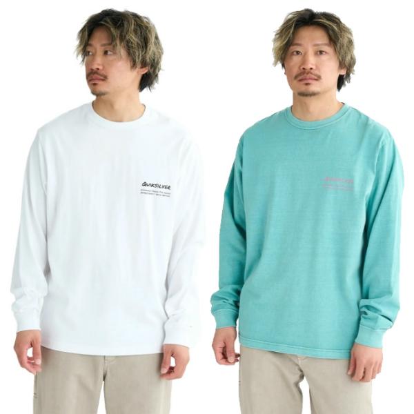 着心地の良い膨らみを持つ空紡糸を使用したUSコットン天竺素材の長袖Tシャツ。ピグメント加工を施すことでユーズド感を出し、ソフトな肌触りに仕上げました。左胸と背中にはハンドドローイングタイプのロゴや今シーズンを象徴するメッセージなどをプリント...