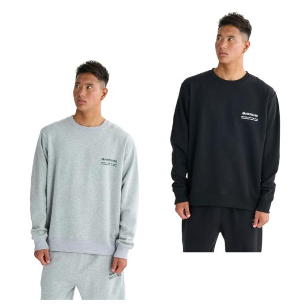 アフターサーフを意識したストレスフリーのクルーネックスウェット。軽量のソフトタッチで着心地が良く、適度な裏起毛による快適な保温性が冷えた体を包み込みます。左胸と背中にはハンドドローイングタイプのロゴや今シーズンを象徴するメッセージなどをプリ...