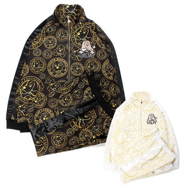 弾くポップコ◯ン！！■サイズ：WHITE、BLACK■サイズ ( cm ) ：・トップス中型犬(L) ( 総丈/70、身幅/58、裄丈/82 )大型犬(XL) ( 総丈/73、身幅/61、裄丈/83 )・ボトムス中型犬(L) ( ウエスト/...