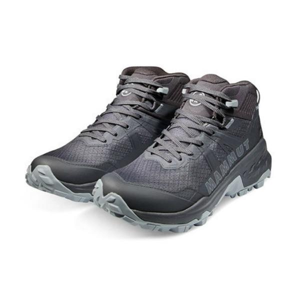 Sertig II Mid GTX（R）は、アクティブなライフスタイルをサポートする、軽くて耐久性の高い多機能シューズ。丈夫なEVAミッドソールを組み合わせた厚めのソールで衝撃吸収力を高めました。ソールには安定したグリップを提供するMamm...