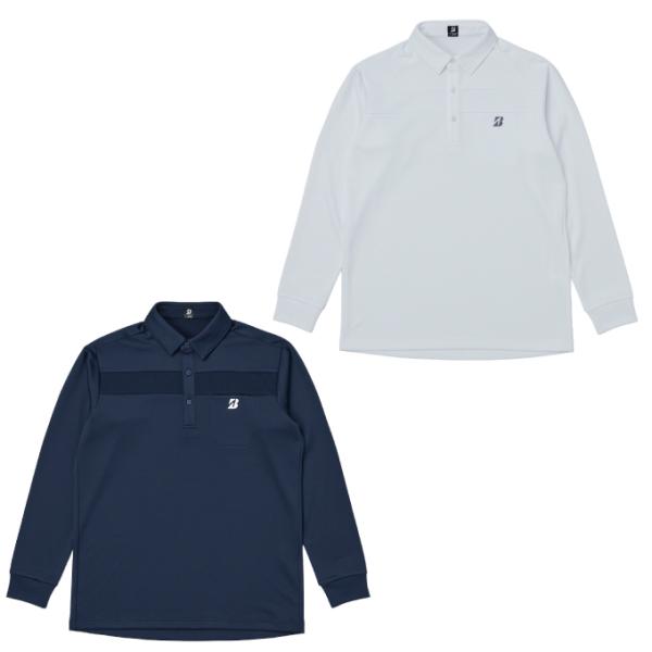 胸元のラインデザインと胸ポケットが特徴の長袖シャツ。縦・横4方向に伸縮する4wayストレッチで動きやすさも考えた1枚です。■カラー：WH ( ホワイト )、NA ( ネイビー )■サイズ(実寸)：M ( 身幅52cm、着丈70/72cm、肩...