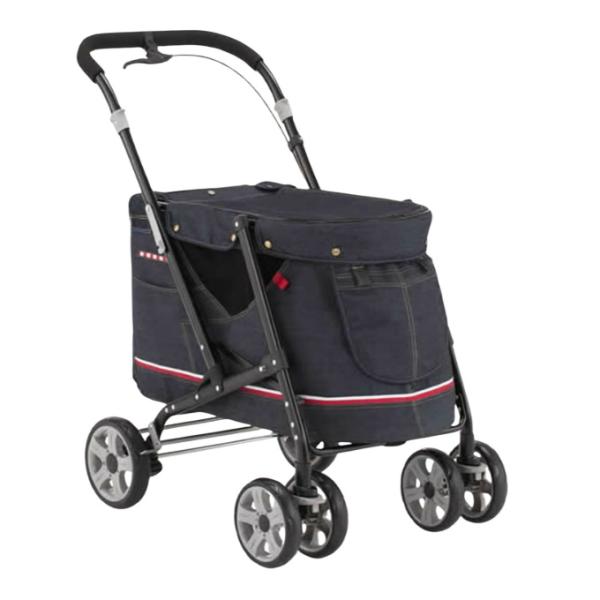 耐荷重30kgまでOKな大型ペットバギー！■使用時サイズ：バギー/幅580mm×奥行890mm×高さ970mmバッグ：幅400mm×奥行680mm×高さ420mm折り畳んだ状態：幅580mm×奥行1110mm×高さ280mm■重量：12.8...