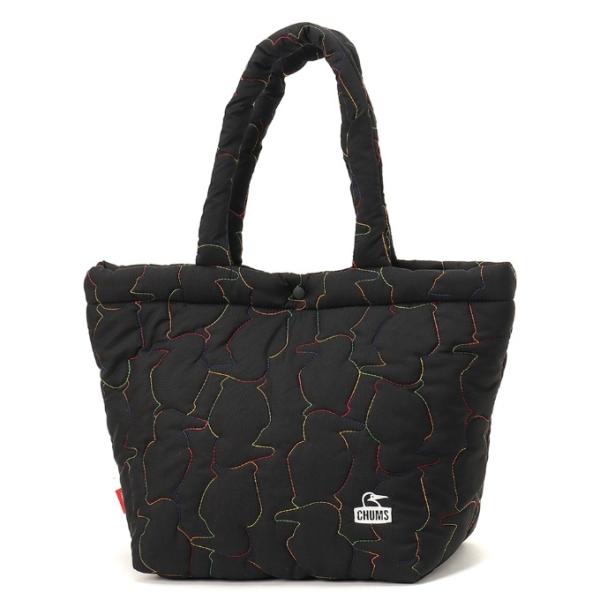 ブービーバードをキルティングで表現、軽やかでタフな“Booby Stitch”シリーズのトートバッグ■カラー：BK/RAINBOW(Black x Rainbow)■サイズ：H29 X W26 X D18cm※製品によって仕上りサイズに多少...