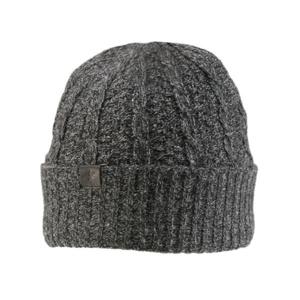 裁断クズや落ちワタを再利用したアップサイクルウールと廃棄PETボトルをリサイクルしたポリエステルの混紡ニットを使用した定番デザインのニットキャップ。肌面には風抜けを防ぐマイクロフリースをライニングしています。■カラー：チャコール■サイズ：フ...