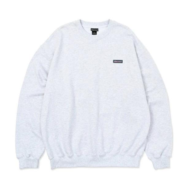 14ozのベーシックなクルーネックスウェットシャツ。ヘビーデューティーな作りが特徴の1着です。アーカイブ資料を基にしたMarmotロゴをワッペンで採用し、シンプルながら存在感のあるクルーネックプルオーバーに仕上げています。■カラー：HZ.G...