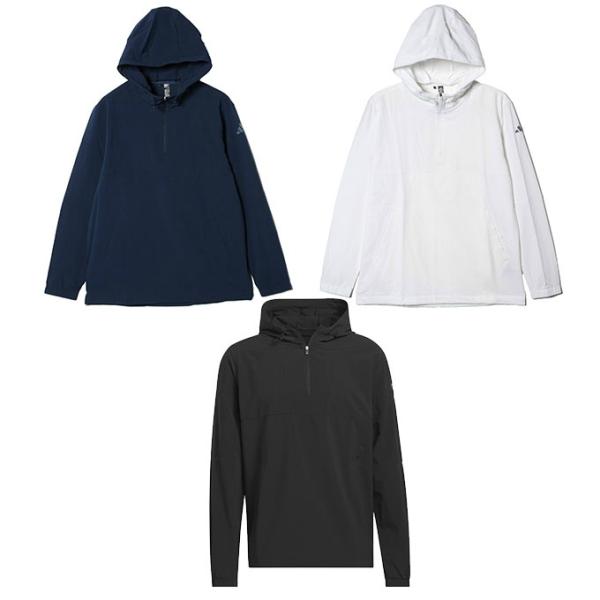 ■カラー：カレッジネイビー、ブラック、ホワイト■サイズ：J/M、J/L、J/XL、J/2XL■原産国：ベトナム■素材：ポリエステル93% ポリウレタン7%検索ワード：ジャケット  アウター
