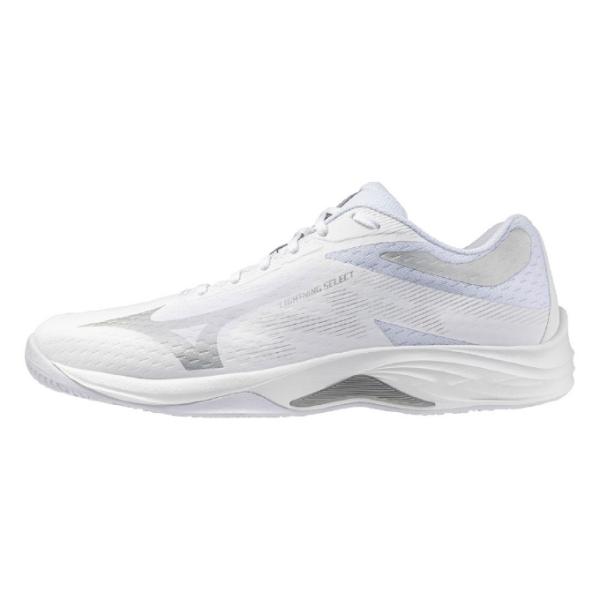 トップモデル「ライトニングエリート」のDNAを継承しながら、エントリープレーヤー向けに設計された1足。■カラー：WH/SV ( 51 ホワイト×シルバー )■サイズ：23.0〜28.5cm■足幅 ( ウィズ )：2.5E相当■重量：約260...