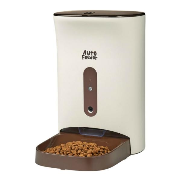 外出先からでも様子が見られるWebカメラ付き■サイズ(実寸サイズ)：W240mm×D315mm×H370mm※製品によって仕上りサイズに多少の誤差がありますのでご了承下さいませ■素材：本体、フードタンク/ABS蓋/PC食器/ABS■適応種：...