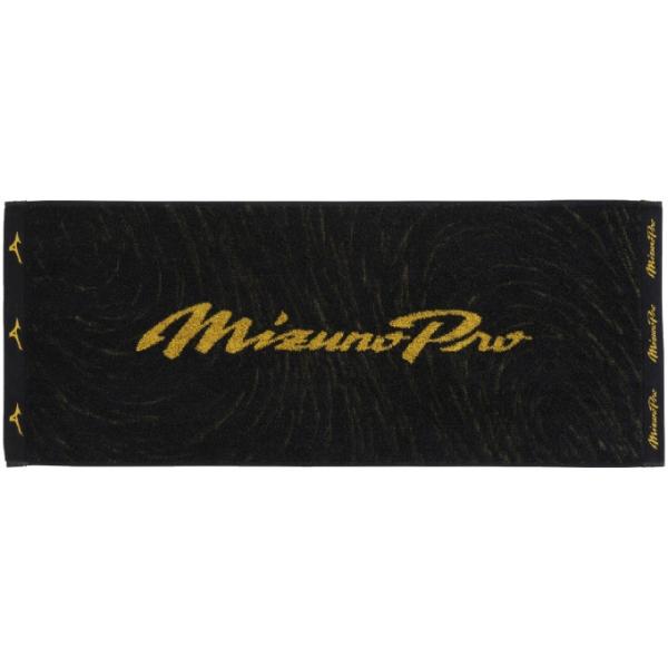 大きなMizunoProがアクセント、パイル生地のフェイスタオル。■カラー：09ブラック■サイズ：1P■組成：綿100%■原産国：日本製■機能：今治製タオル