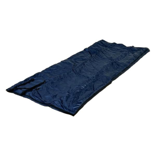 シュラフとしてもブランケットとしても快適コンパクトで持ち運びしやすい封筒型シュラフ■カラー：ネイビー■本体サイズ：190×80cm■収納サイズ：Φ16X30cm■重量：850g■素材：表生地/Polyester190T W/R裏生地/Pol...