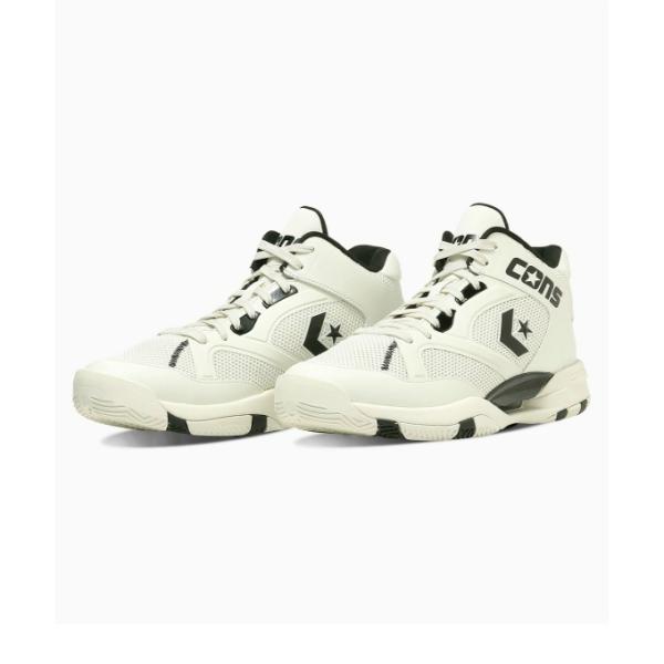 コンバースバスケットボールからクラシックなニューカラーが登場。アーカイブのACCELERATORを現代の技術でアップデートしたモデル。■カラー：OFF WH/BK■サイズ：24.5cm〜28.0cm■素材：アッパー/メッシュ、TPU、シンセ...