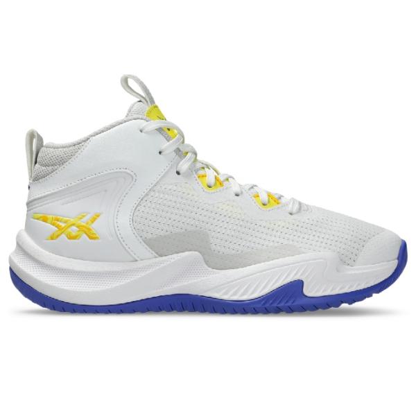 つま先の動きとサポート性を高めながら成長期の足を支えるキッズ専用ラストを採用。ジュニアシューズの中では厚めに設計されたミッドソールが優れたクッション性を発揮。やわらかく通気性に優れたメッシュアッパーが快適なプレーをサポート。■カラー：WH/...