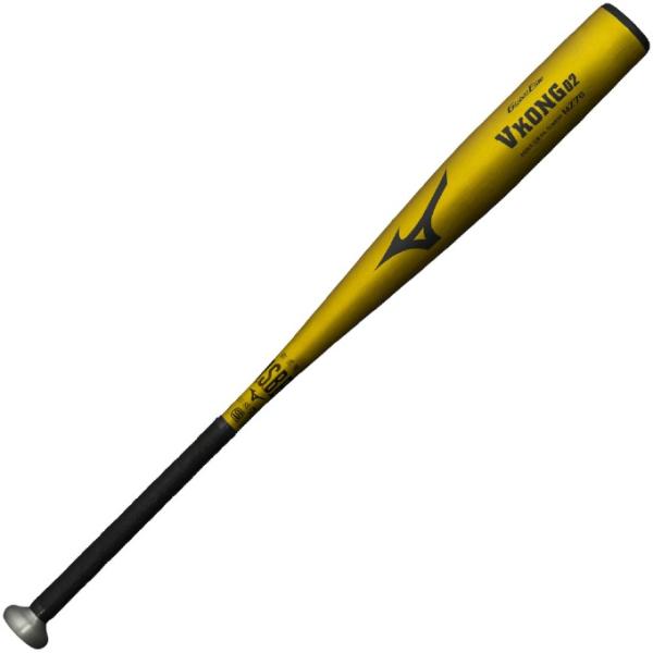 VKONG02の軟式仕様モデル■カラー：50(イエローゴールド)■サイズ：84cm■質量：平均750g■素材：超々ジュラルミン（MZ76）■バランス：ミドルバランス（ミドルヒッター向き）■原産国：日本製検索ワード：金属バット 軟式バット 野...