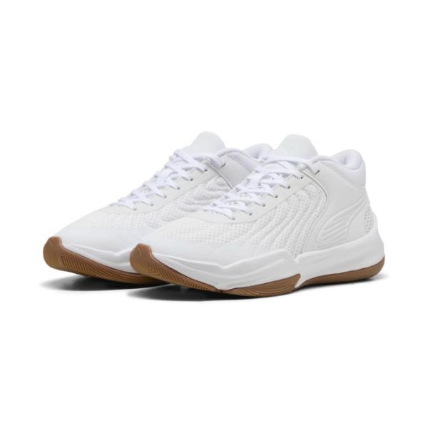■カラー：08PUMA WHG■サイズ：22.0〜24.5cm■素材：合成繊維+人工皮革+合成樹脂(ポリウレタン)■原産国：ベトナム検索ワード：ミニバス バッシュ バスケットボールシューズ バスケシューズ バスケットボール バスケット バス...