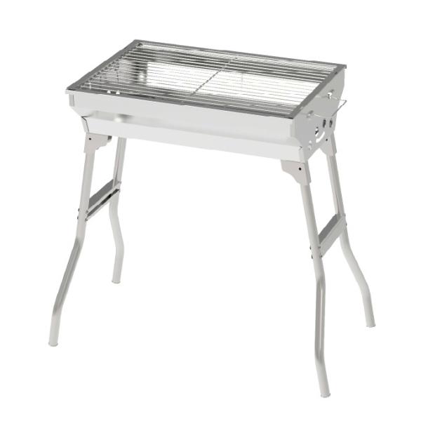 ■展開サイズ：66x34x58■収納サイズ：57.5x33.5x17■重量：2.16kg■材質：ステンレス■原産国：中国検索ワード：アウトドア キャンプ バーベキューグリル BBQグリル BBQコンロ 炭式 大型