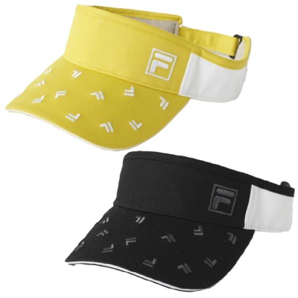 ブランドロゴを散りばめた総柄デザインが特徴のゴルフバイザー。軽量で通気性の良い素材を使用し、長時間のプレーでも快適な着用感をキープ。ツバ部分が日差しをしっかり遮り、目元の眩しさを軽減。バックのアジャスターでサイズ調整が可能な仕様です。■カラ...