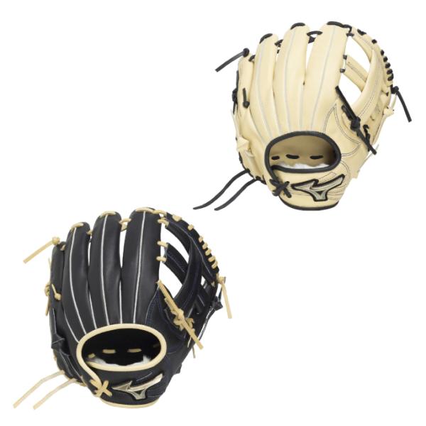 軽量感と馴染みやすさのあるオーソドックスな仕様のグラブ！■カラー：0980 ( ブラック×ブロンド )、8009 ( ブロンド×ブラック )■利き手：右投げ用 ( LH )■ポジション：内野手向け■グラブサイズ：8■素材：受球面・背面 / ...