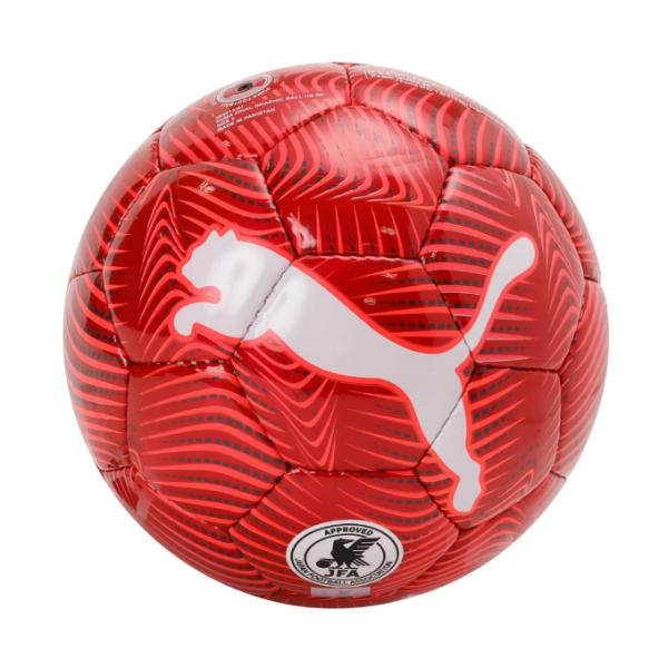 光沢感のある素材にビッグロゴのグラフィックをあしらった、存在感あふれるサッカーボール 。公艶のある仕上がりが視線を引きつけ、プレーシーンはもちろん、ディスプレイやコレクションとしても映えるデザインです。しっかりとした作りで蹴り心地も良く、ト...