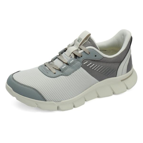 歩くだけで足指から脚全体の活性化を追求（RIZAPコラボレーション＆産学共同開発商品）■カラー：GRAY■サイズ：25.0〜27.0cm■素材：人工皮革、合成繊維、合成底■特長：・HAZUPインナーソール/歩くだけで足指グーパー運動を促進・...