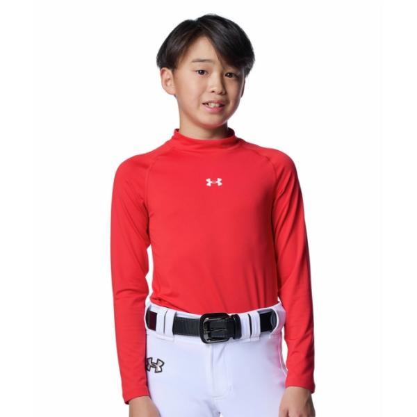 ■カラー：600/Red■サイズ：YSM、YMD、TLG、YXL■素材：ポリエステル90%、ポリウレタン10%■フィット：Fitted■ギア：HeatGear■UPF表示：UPF40■生産国：カンボジア■お手入れ方法：洗濯機洗い可能■特長：...