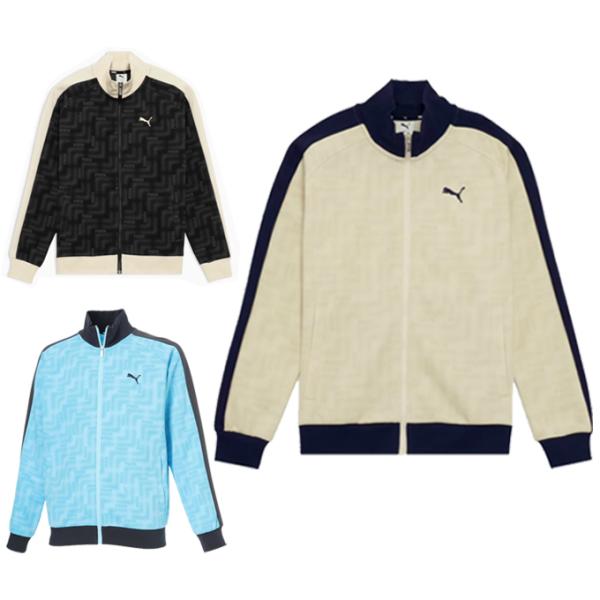 スポーティーな印象と洗練されたデザインが融合した、ベーシックなトラックジャケット。ポリエステル65%、コットン35%の混紡素材を使用し、軽やかさと快適な着心地を両立。総柄プリントがさりげない個性を演出し、日常使いからアクティブなシーンまで幅...