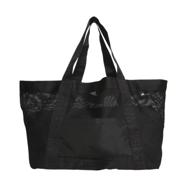 普段使いにも使用しやすいデザインのエッセンシャルズシリーズ。レジャーやショッピング等、マルチオケージョンで使用しやすい大きめのメッシュトートバッグ。通気性の良いリサイクルメッシュ素材。■カラー：BK KE7439(black)■サイズ：38...