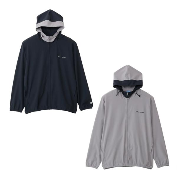 環境に配慮されたリサイクルポリエステル100%で、UVカット機能を備え、ストレッチ性に優れたミニリップストップ生地を使用したジップフーデッドジャケットです。■カラー：090(ブラック)、080(チャコール)■サイズ(実寸サイズ)：M、L、X...