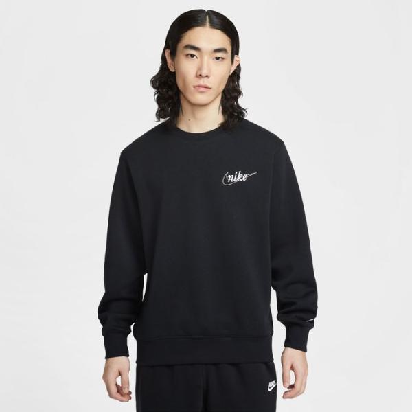 クリーンかつカジュアルな、定番スタイルのクルーネック。身幅にゆとりのあるリラックスフィットで、適度なボリュームの起毛フリース素材が、内側は抜群に柔らかく、外側は滑らかな肌触りを提供します。■カラー：010(ブラック/(ホワイト))■サイズ：...