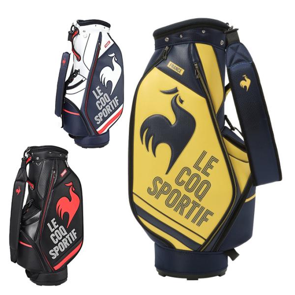 大胆なにわとりのフリーバードデザインを落とし込んだ軽量タイプのキャディバッグ。エントリープライスながらPU加工の合成皮革や成型ハンドルを採用し、ファスナー等の細部のカラーリングにもこだわった実用モデル。※ネームプレート付属無し■カラー：YL...