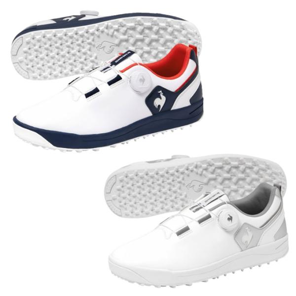 ■カラー：NVWH(ネイビー / ホワイト)、WHSL■サイズ：23.0〜27.5cm■素材：アッパー：合成皮革、アウトソール：ゴム底■原産国：ベトナム検索ワード：ゴルフスパイク 靴 シューズ くつ